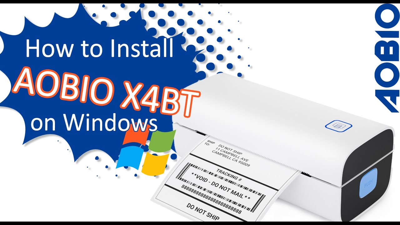 How to Install AOBIO X4BT on Windows - YouTube