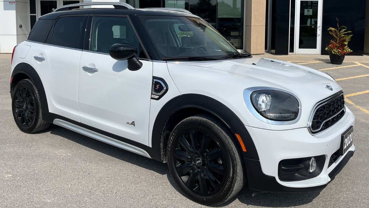 2020 MINI Cooper Countryman S AWD w/ Twin Panel Moonroof in White Walk ...