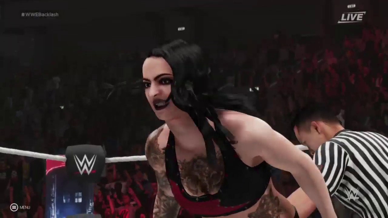 WWE 2K19 Ruby Riott vs Liv Morgan One on One submission match - YouTube