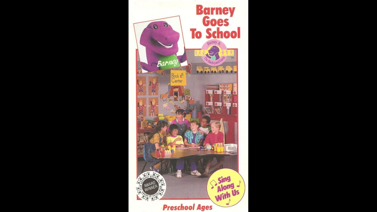 Opening & Closing To Barney Goes To School (1990 VHS) - YouTube
