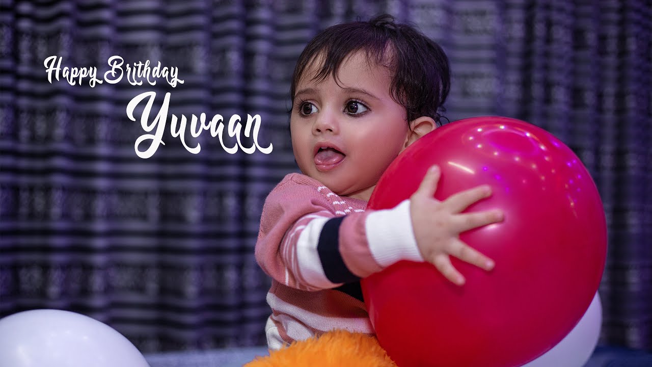 YUVAAN | 1st BIRTHDAY | 4K | WALT EVENTS - YouTube