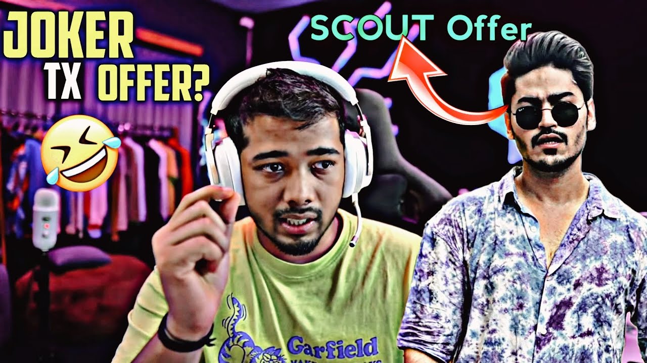 Joker Say🤣 Scout Offer Tx Team#pubg #short #scout - YouTube