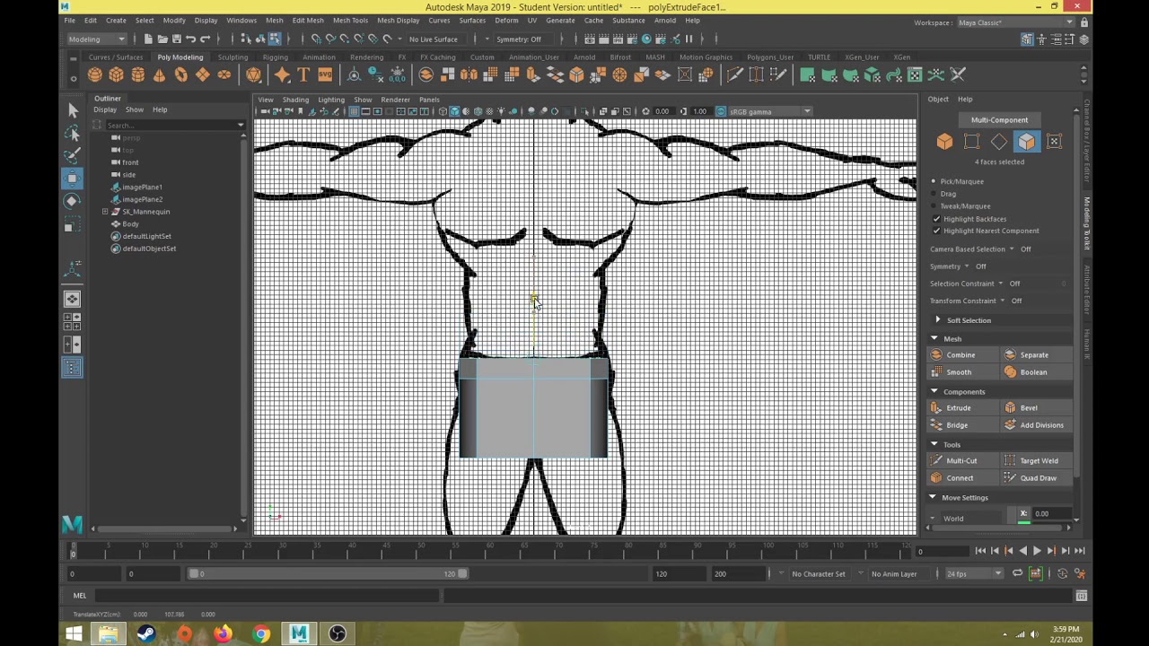 Character Modeling Part 02 Torso - YouTube