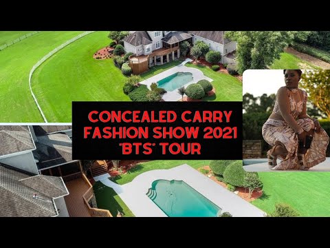 Concealed Carry Fashion Show *BTS* Footage of Luxury Estate