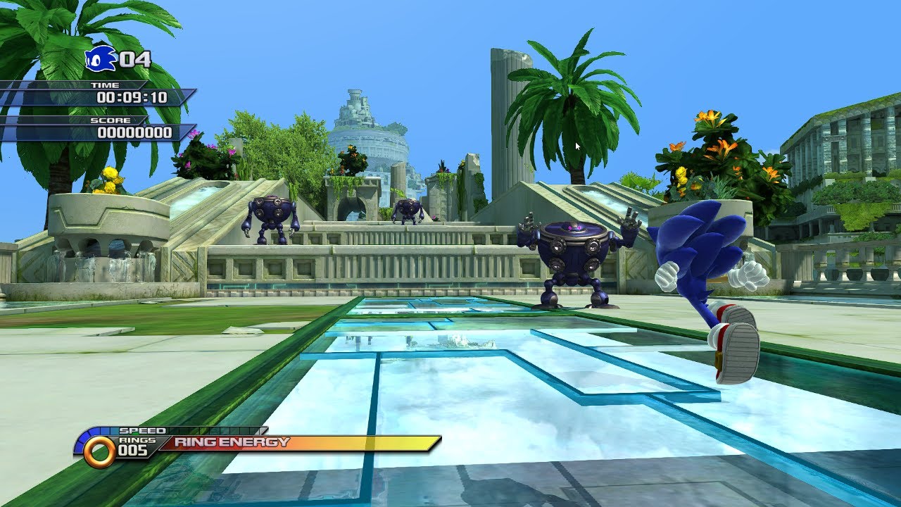 Sonic Generations Unleashed Enemy edit mod (Sky Sancturary Run) - YouTube