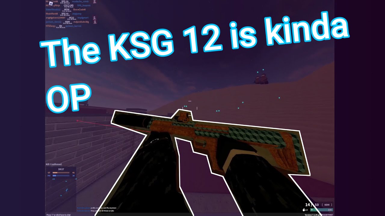 The KSG 12 is kinda OP (Phantom Forces) - YouTube