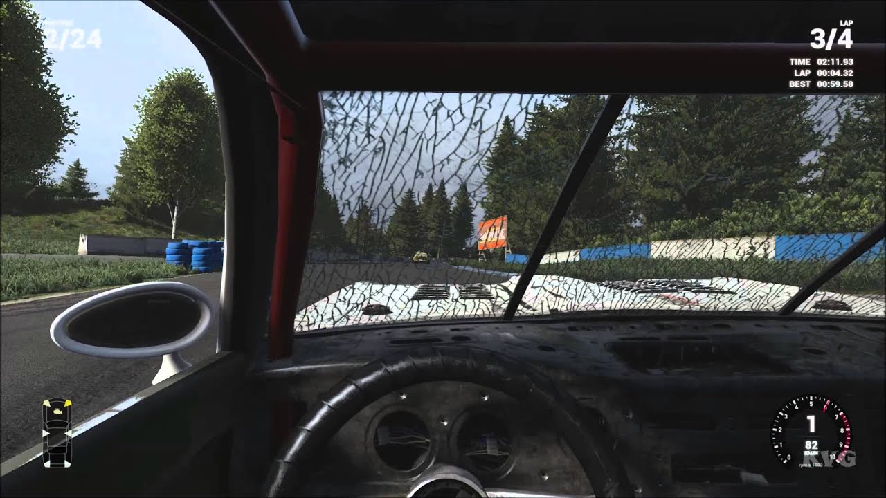 Next Car Game: Wreckfest - Cockpit View Camera Gameplay (PC HD) [1080p ...