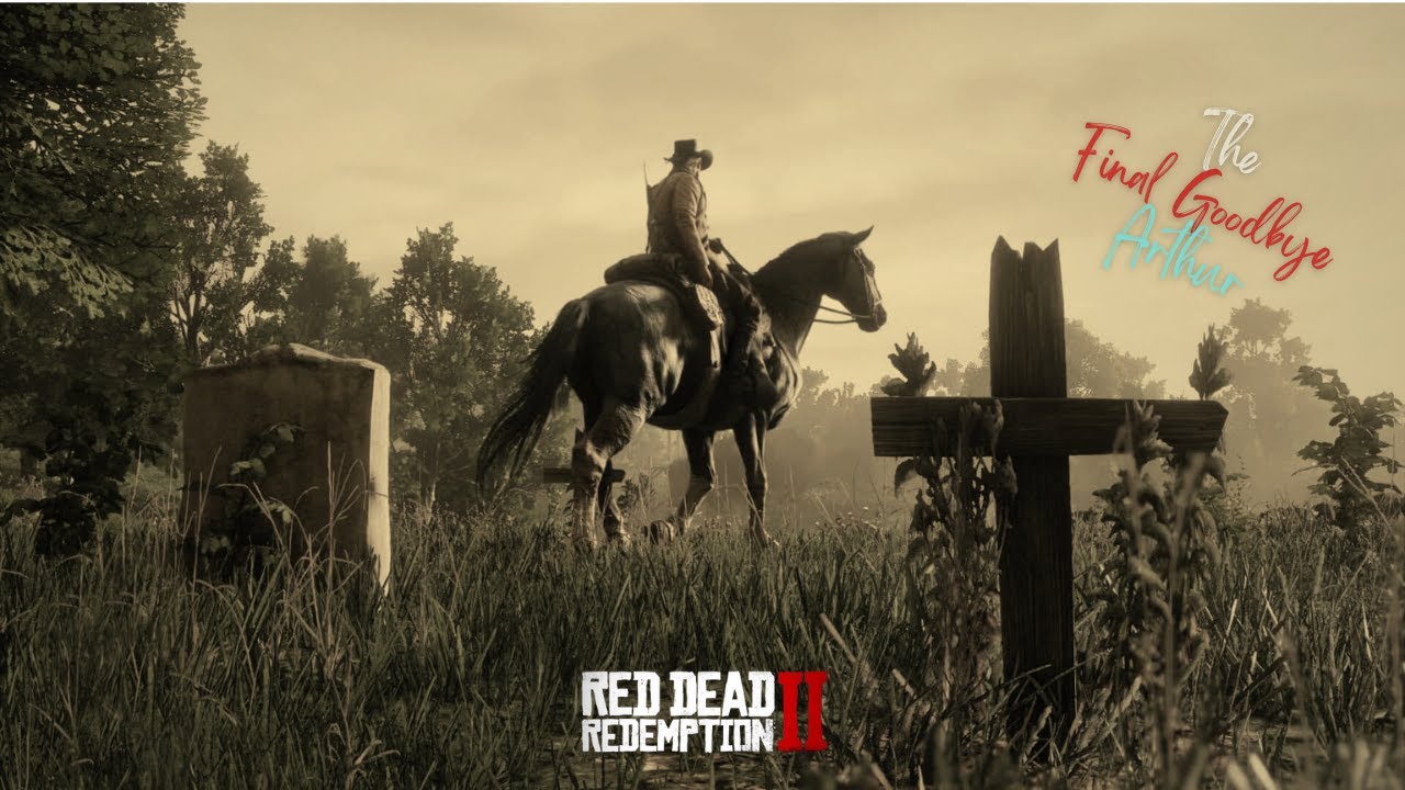 FINAL GOODBYE TO ARTHUR MORGAN #reddeadredemtion2 - YouTube
