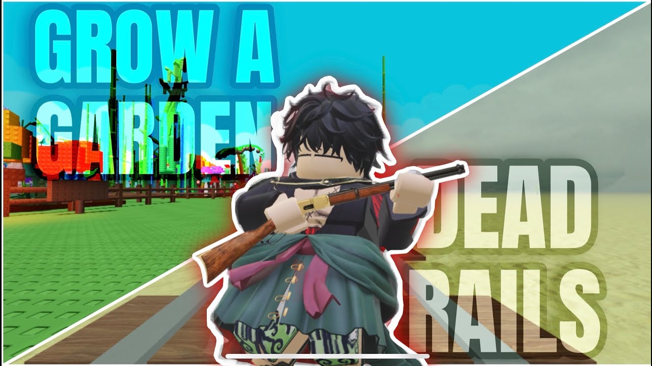 Grow a garden and dead rails - YouTube
