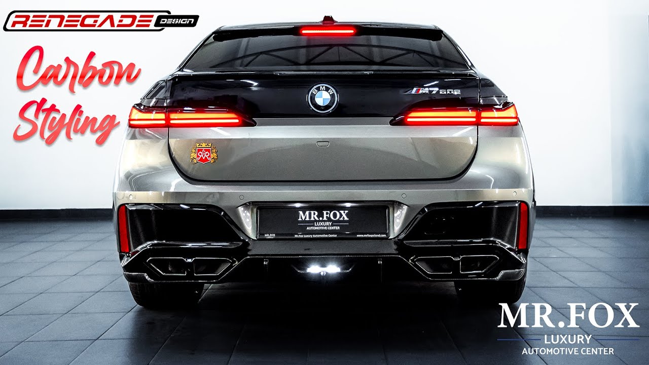 BMW M760e RNG carbon styling package - YouTube