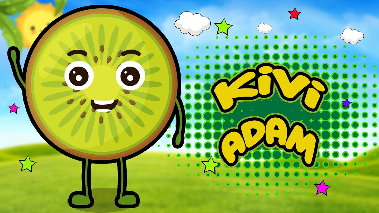 Kiwi Man Şip Şap Şop | Baby and Child Song | Walnut Man | Cartoon ...