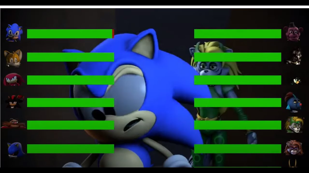 SFM FNaF MARVEL SONIC Security Breach VS PRIME Security breach WITH ...