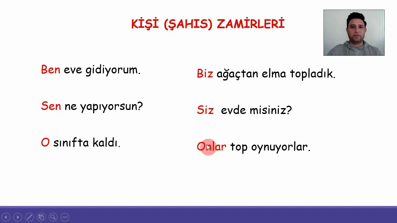 TÜRKÇE - KİŞİ ZAMİRLERİ & İŞARET ZAMİRLERİ - YouTube