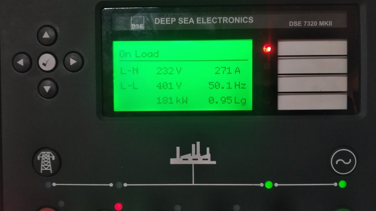 deep sea electronics 7320 controller operating and parameters meaning ...