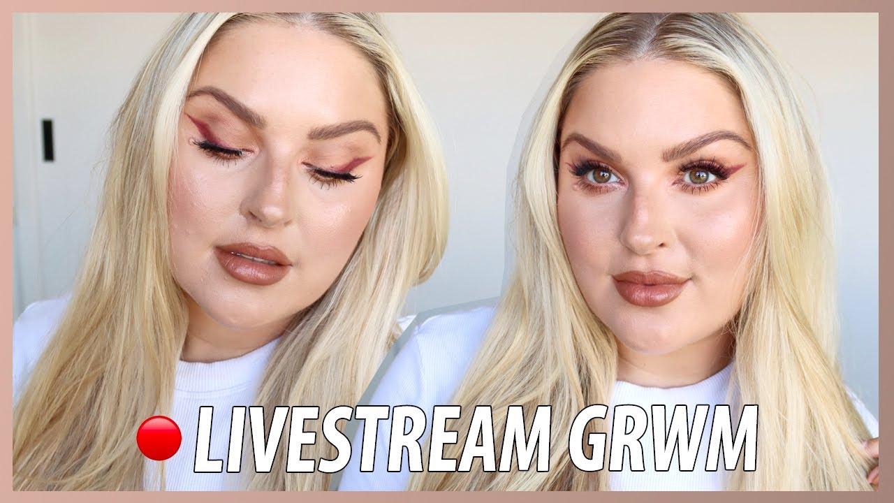 🔴 livestream 💖 doing quick makeup... something soft glam - YouTube