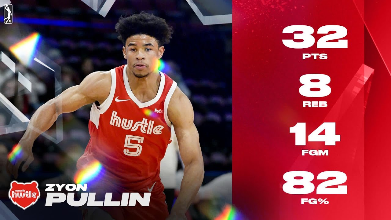 Zyon Pullin Goes Off With 32 PTS Vs. Raptors 905 - YouTube