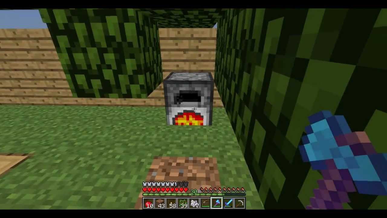 Minecraft Superflat Survival Episode 3- Building my House - YouTube