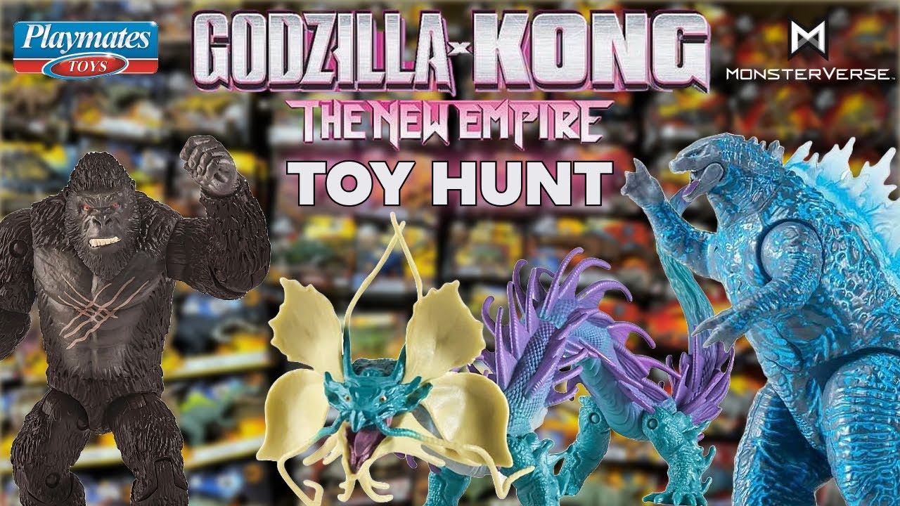 Godzilla x Kong Toy Hunt! NEW Wave 2 figures Tiamat Godzilla Energized ...