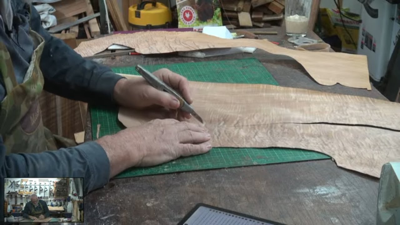 Veneering Work and some Parquetry - YouTube
