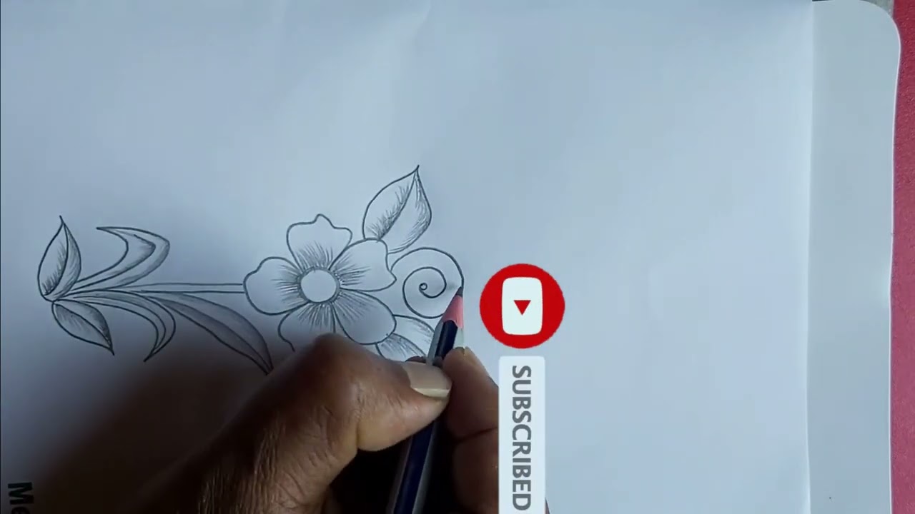 খুব সহজে ফুলের ছবি আঁকা শেখা । How to draw star flower very easy । # ...