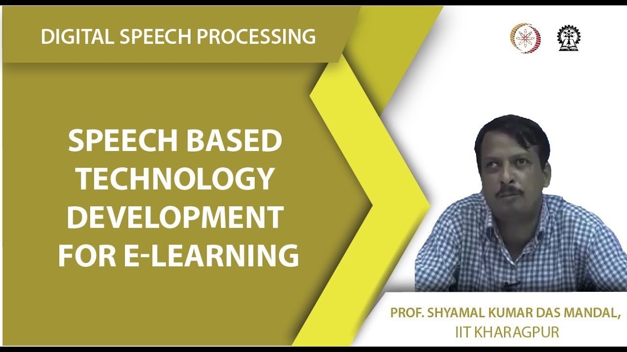 Speech based Technology Development for e-learning - YouTube