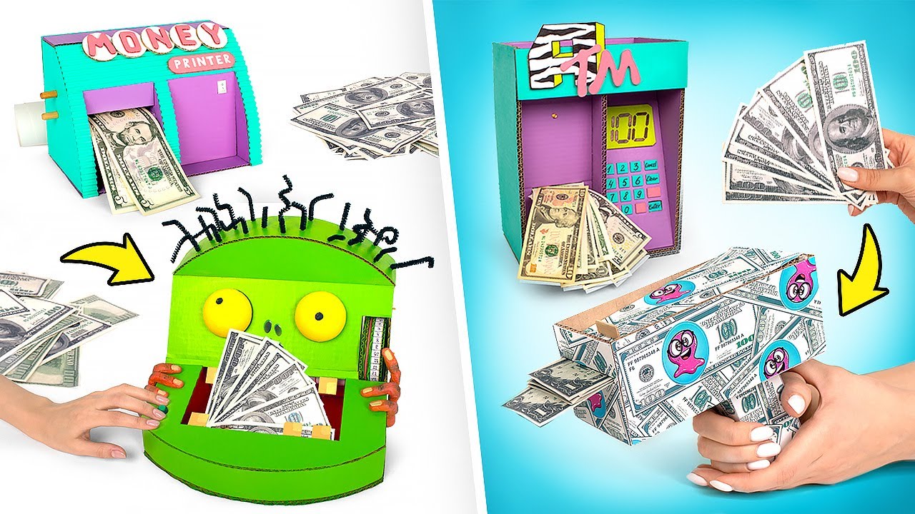 4 Incredible Cardboard Ideas For Your Money - YouTube