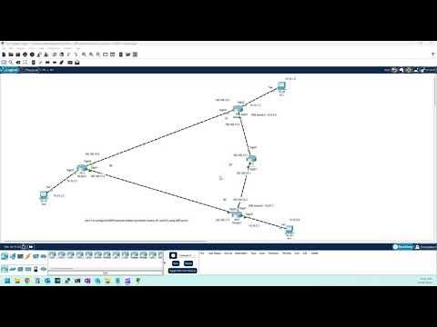Configure EIGRP between indirectly connected routers using GRE tunnel - YouTube