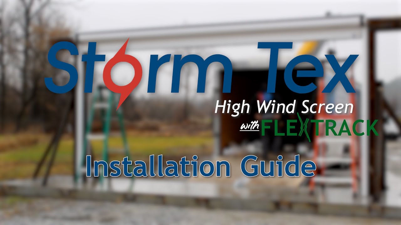 Storm Tex with FlexTrack Installation Guide - Alutech United - YouTube