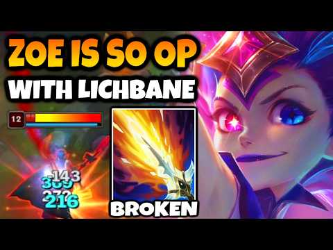 Zoe too hard? Just build Lich Bane and now you're OP
