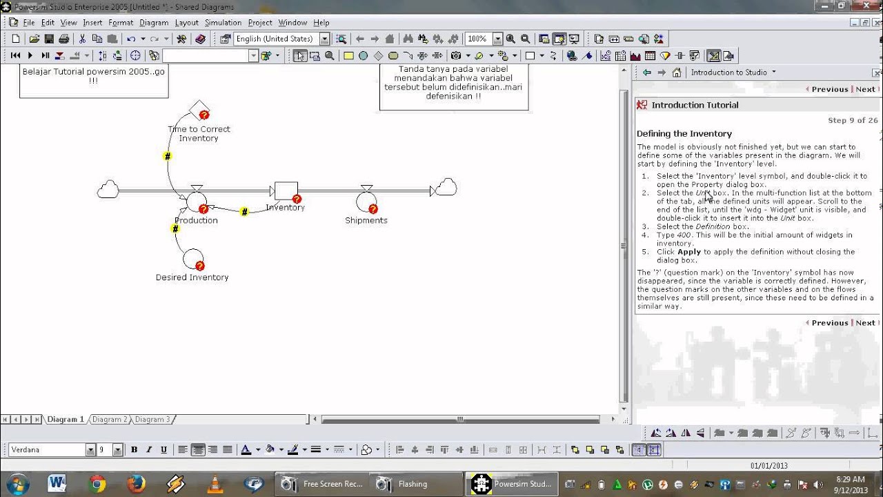 Belajar Tutorial Powersim Part 1 - YouTube