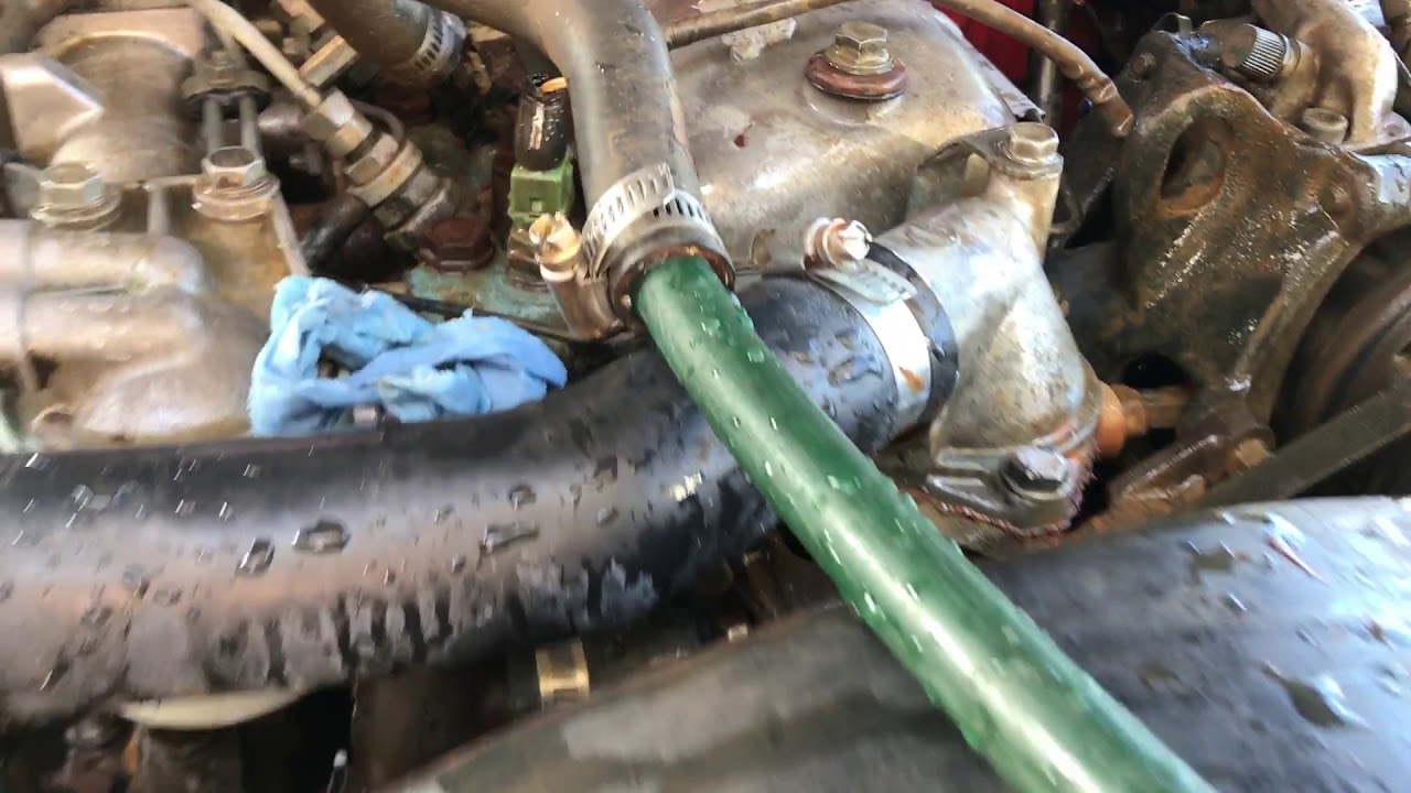 Flushing a 2H Block - YouTube