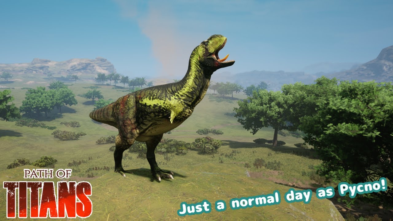 Just a completely normal day as Pycno! // Path of Titans - YouTube