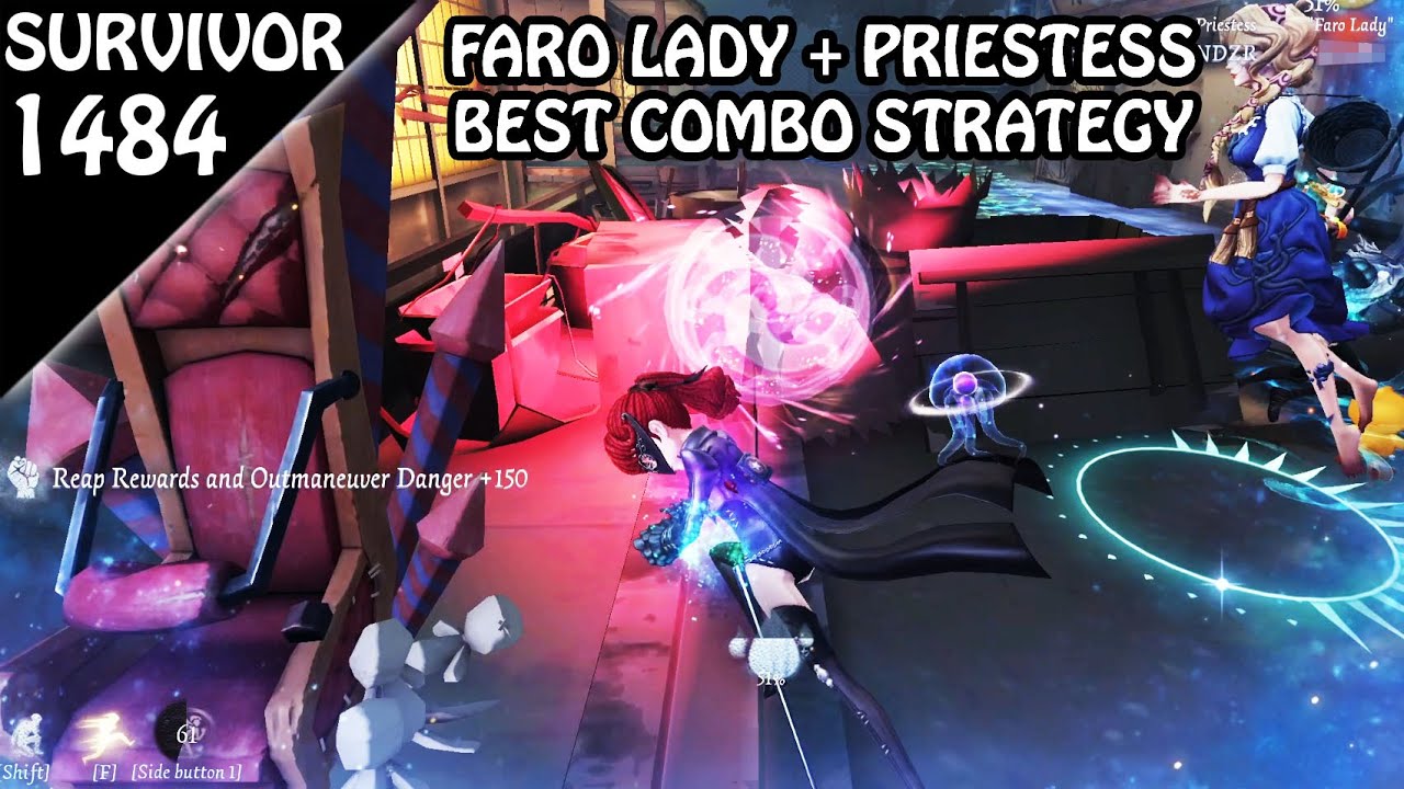 Faro Lady + Priestess OP strategy - Survivor Rank #1484 (Identity v ...