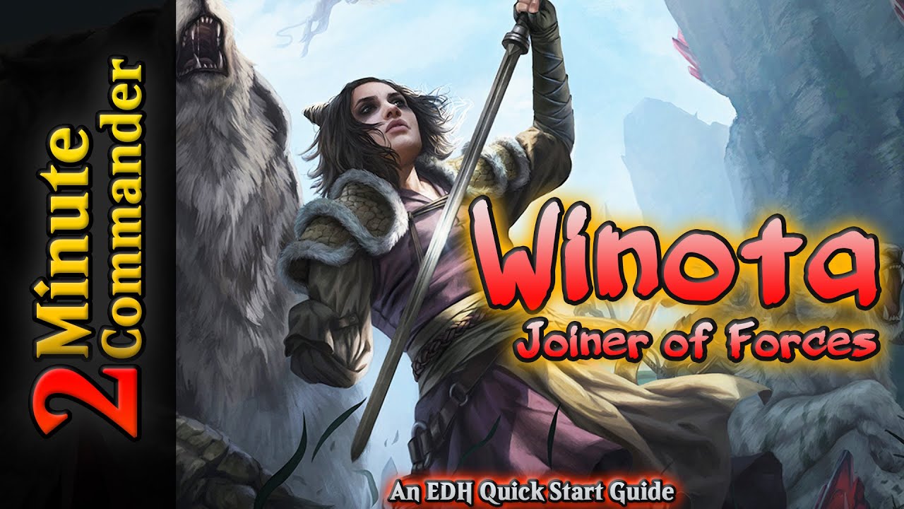 2 Minute Commander - Winota (Magic: the Gathering Deck Tech) EDH - YouTube