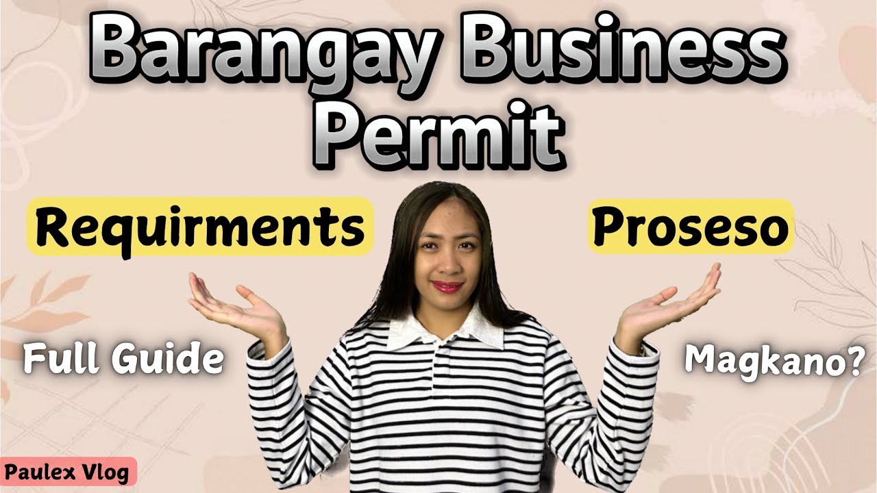 Paano Kumuha ng Barangay Business Permit? | Full Guide - YouTube