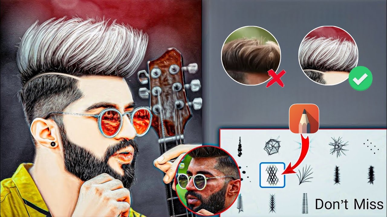 Master Class - Autodesk Hair Style & Face Smooth Editing Step by Step ...