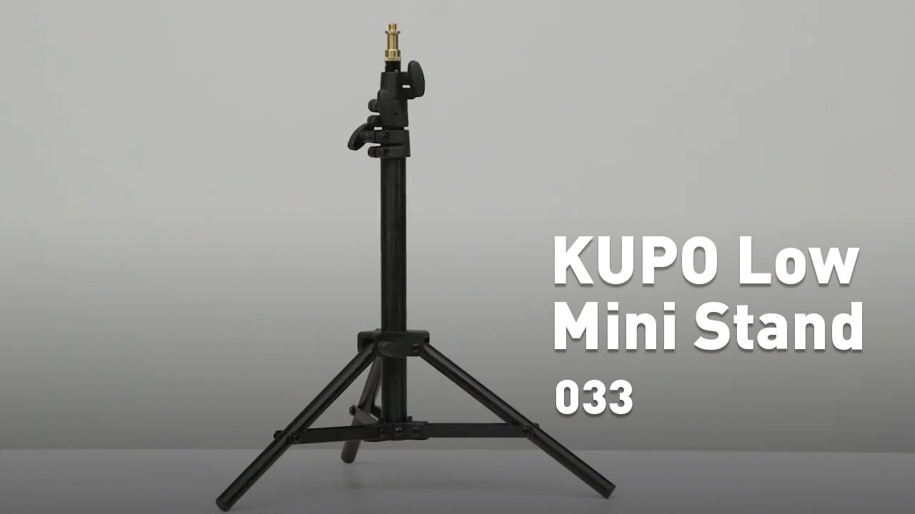 KUPO Low Mini Stand (033) - YouTube