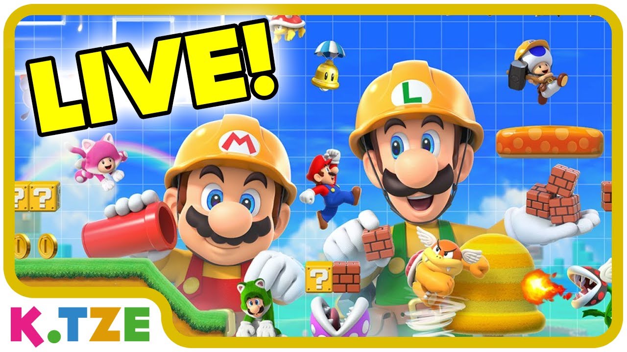 🔴 LIVE! Mario Maker 2 mit Community - YouTube