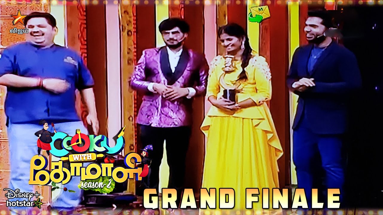 Kani Winner Of Cook With Comali Season 2 | Shakeel Runner - Ashwin 2nd ...