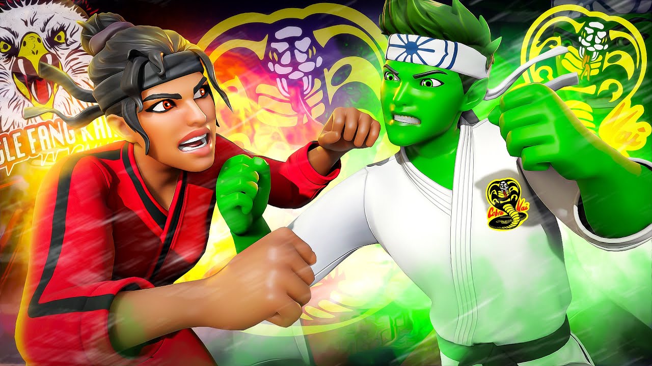 COBRA KAI Vs MIYAGI DO - Der KARATE Film! 🥋🐍 (fortnite) - YouTube