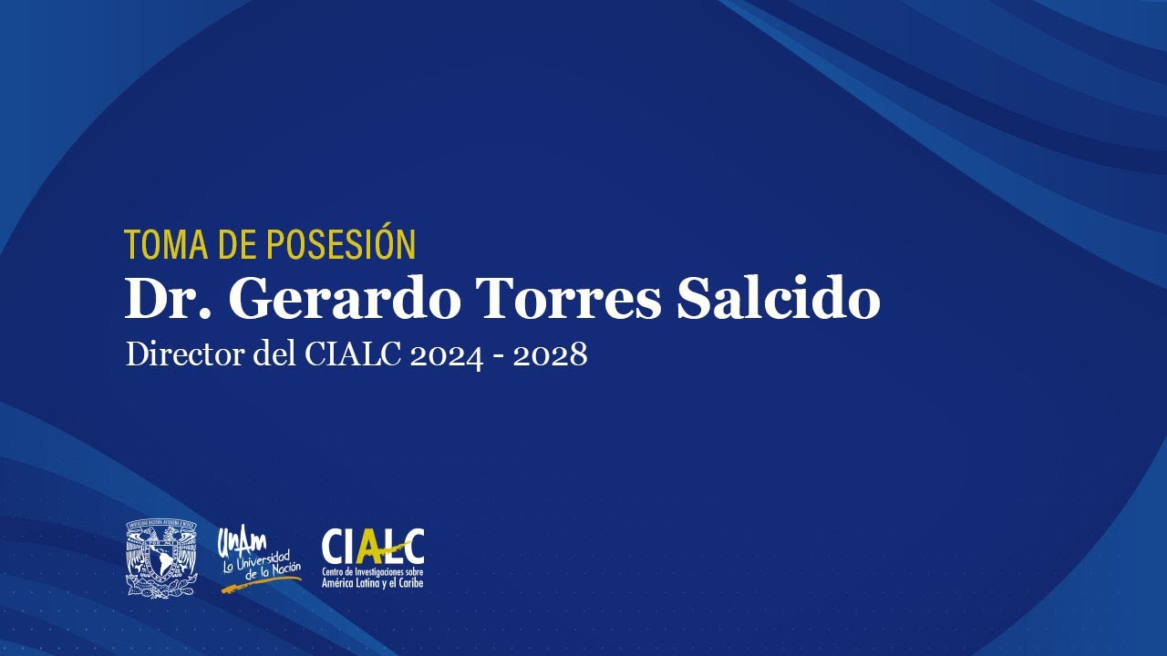 Toma de posesión. Dirección CIALC 2024-2028 - YouTube