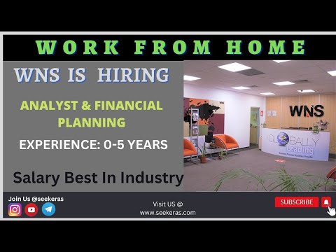 Job Updates – WNS – ANALYST & FINANCIAL PLANNING (WORK FROM HOME ...