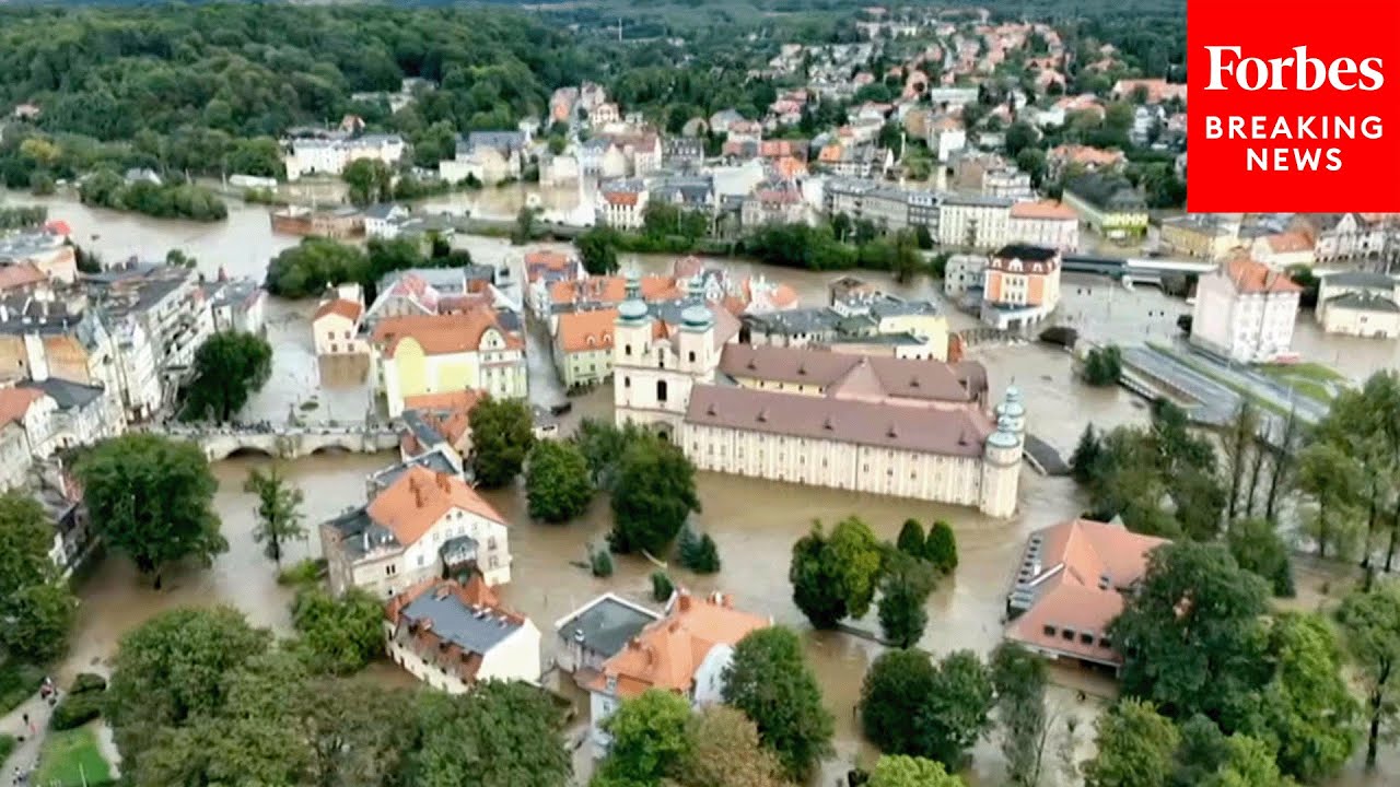 Drone Footage Reveals Major Flooding In Poland After Heavy Rains ...