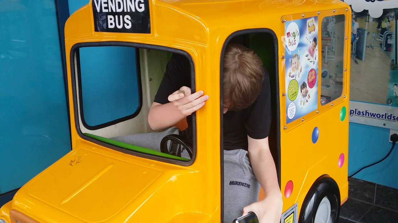 Vending Fun Bus Kiddie Coin Ride - YouTube