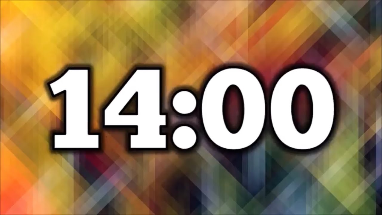 14 Minute Timer. - YouTube