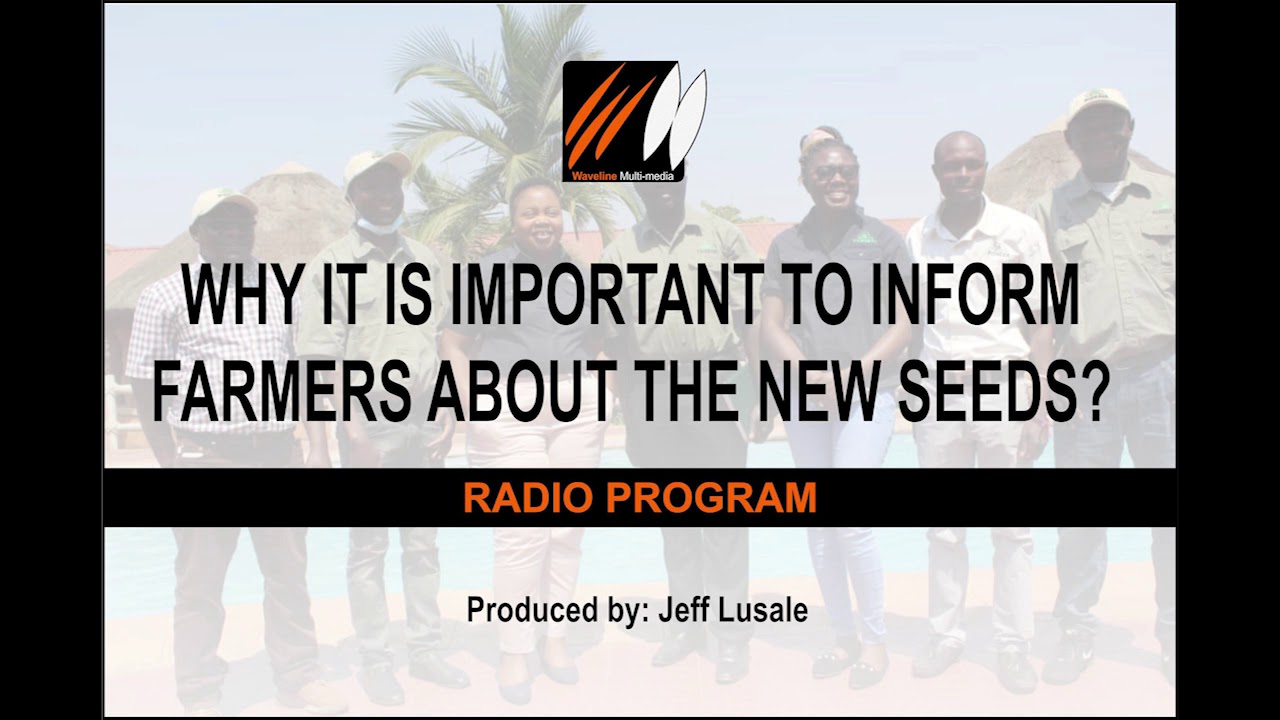 Why it is important to inform Farmers about the new seeds? - YouTube