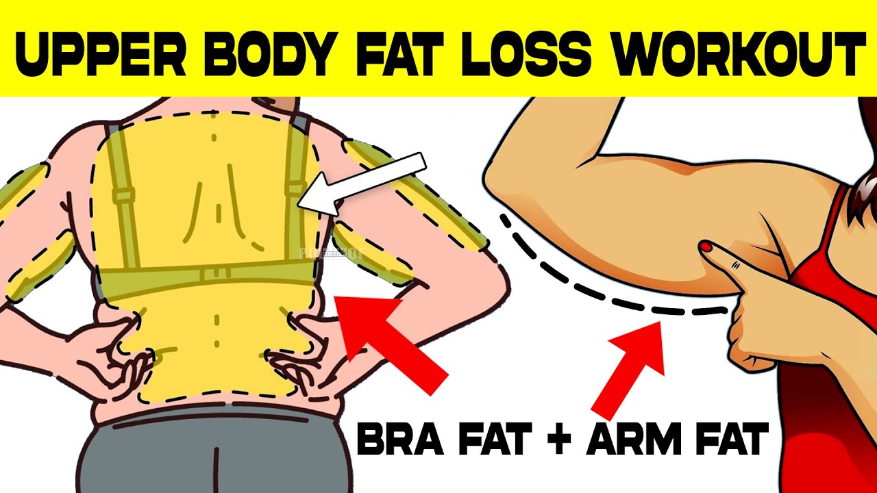 UPPER BODY WORKOUT TO LOSE BACK FAT AND ARM FAT !! - YouTube