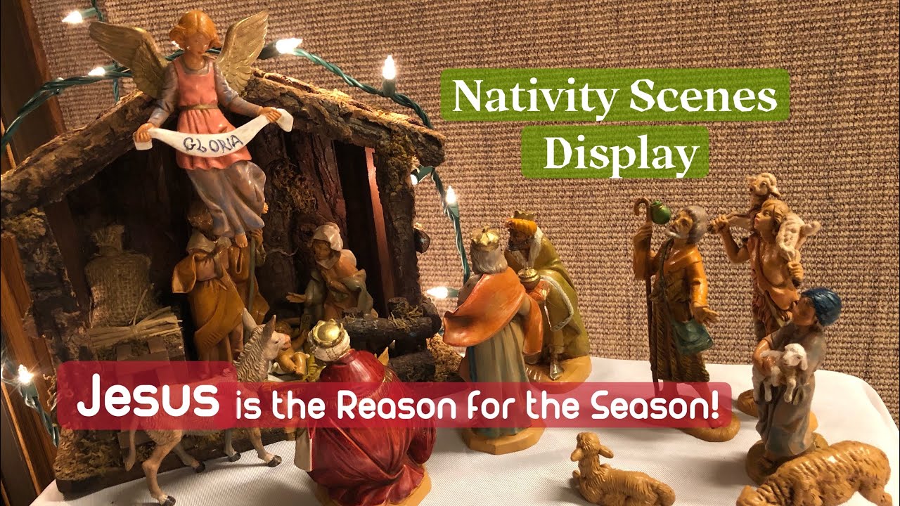Huge collection ️ #NativityScenesDisplay Jesus is the reason for the ...