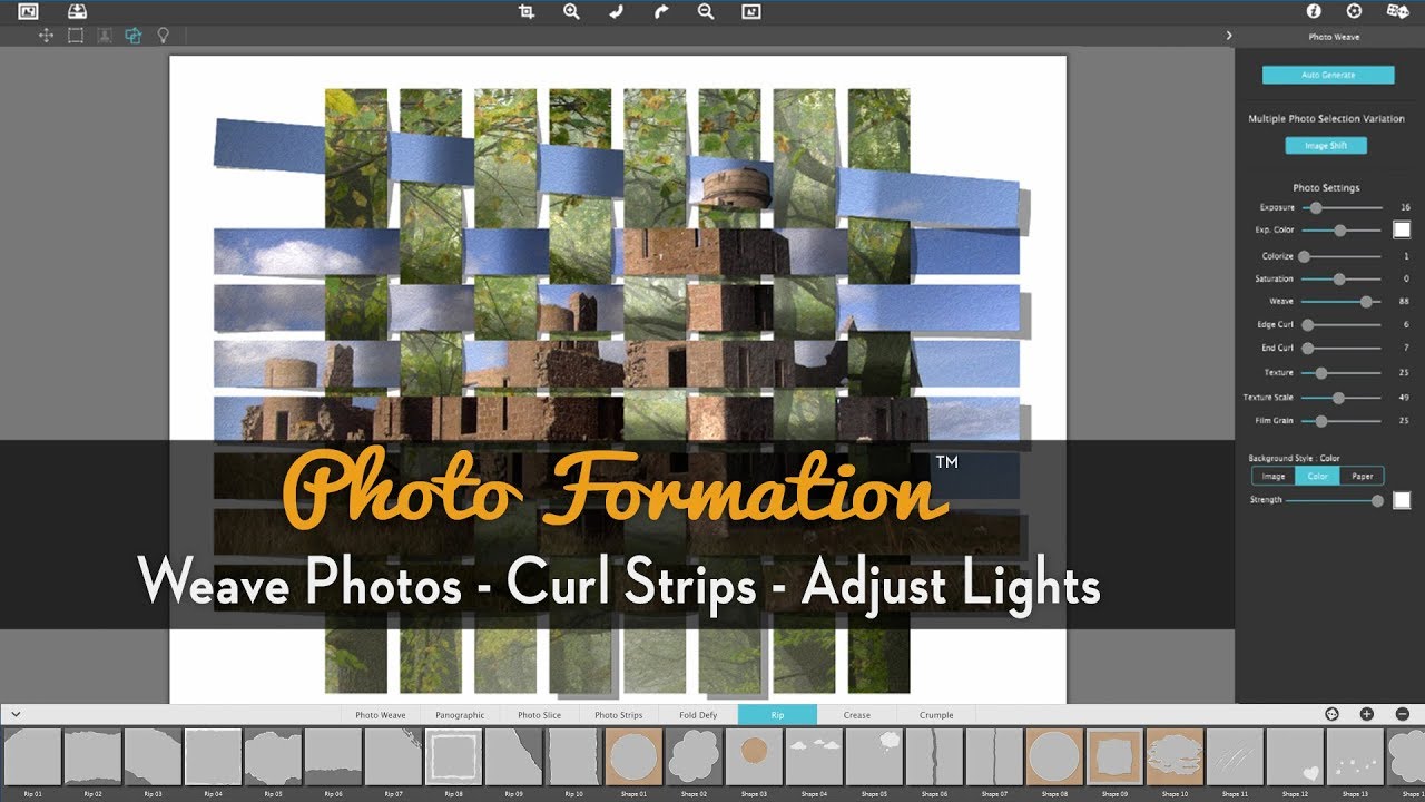 Photo Formation - Photo Weave Intro - YouTube