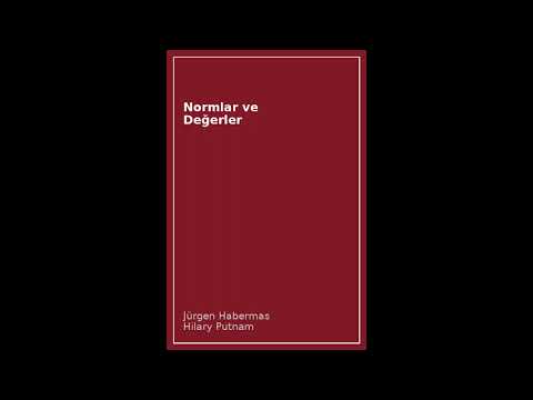 Normlar ve değerler -  Jürgen HABERMAS